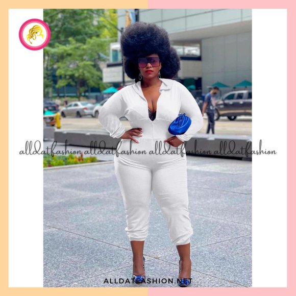 AlldatFashion | Pants & Jumpsuits | Betty Sexy Plus Size Sweatsuit Set ...